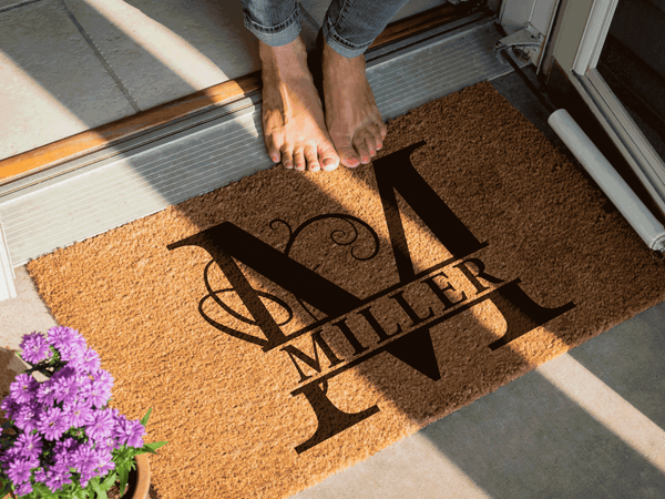 Monogram Doormat | Custom Doormat – jaxleydesign.com